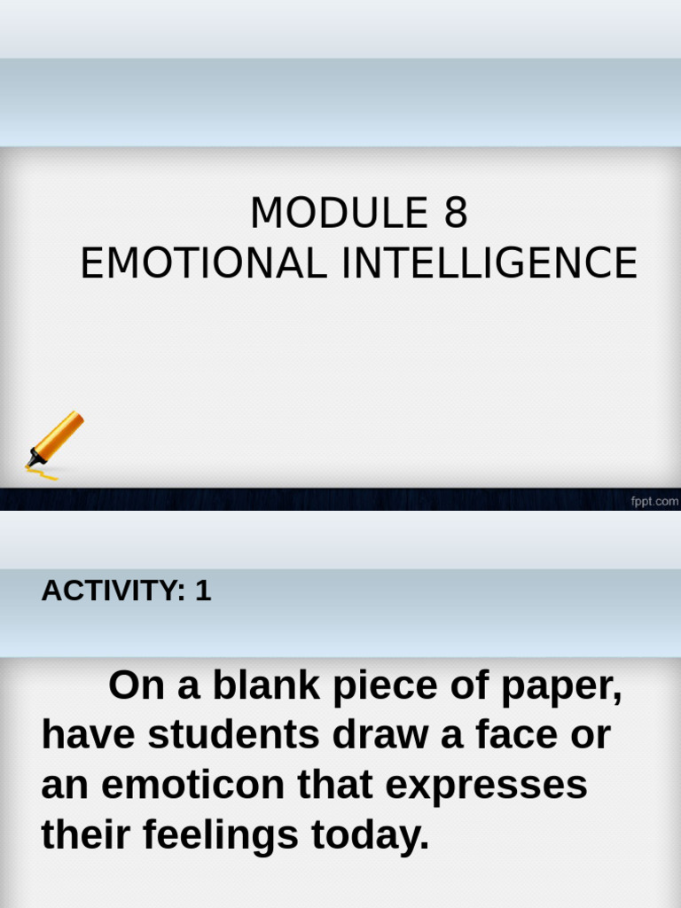 Enhancing Emotional Intelligence Skills | PDF