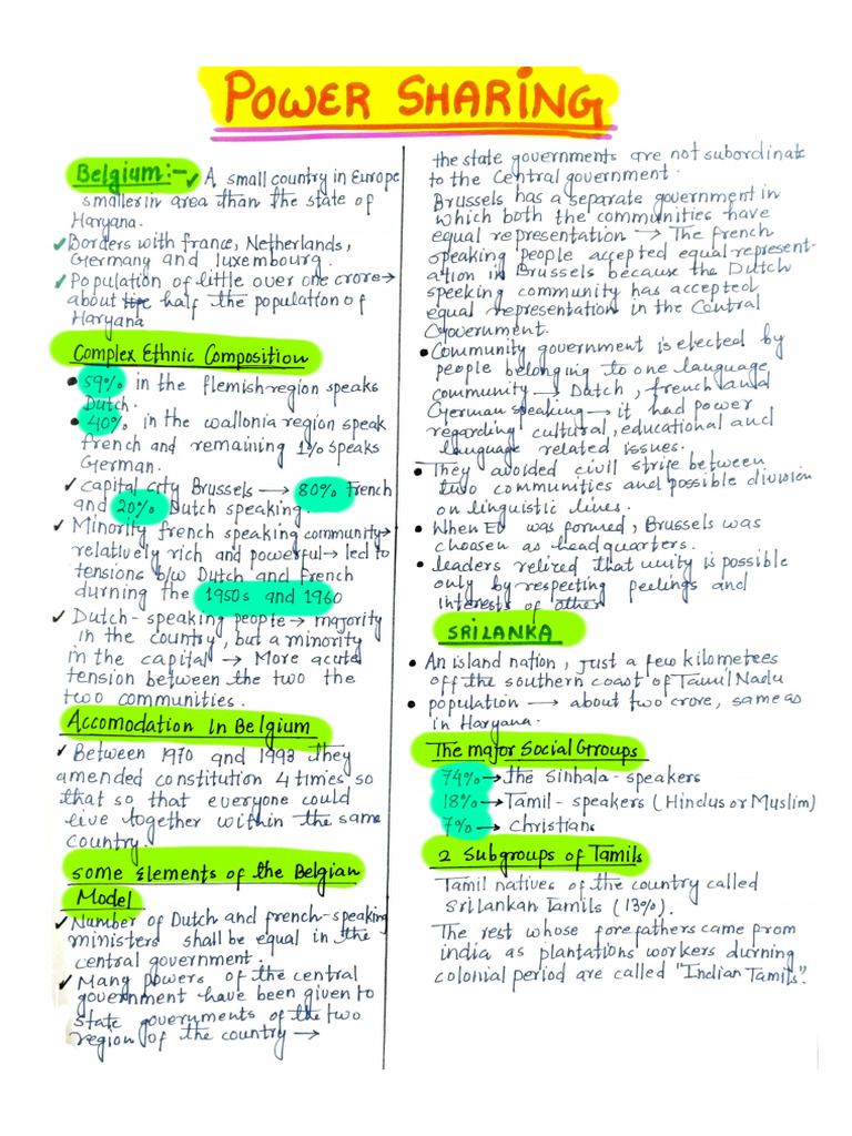 Civics Handwritten Notes | PDF