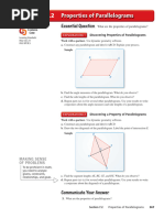 Properties of Parallelograms | PDF