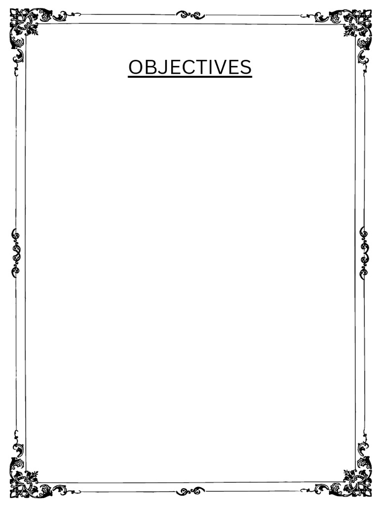 Elegant Ornament Page Border | PDF