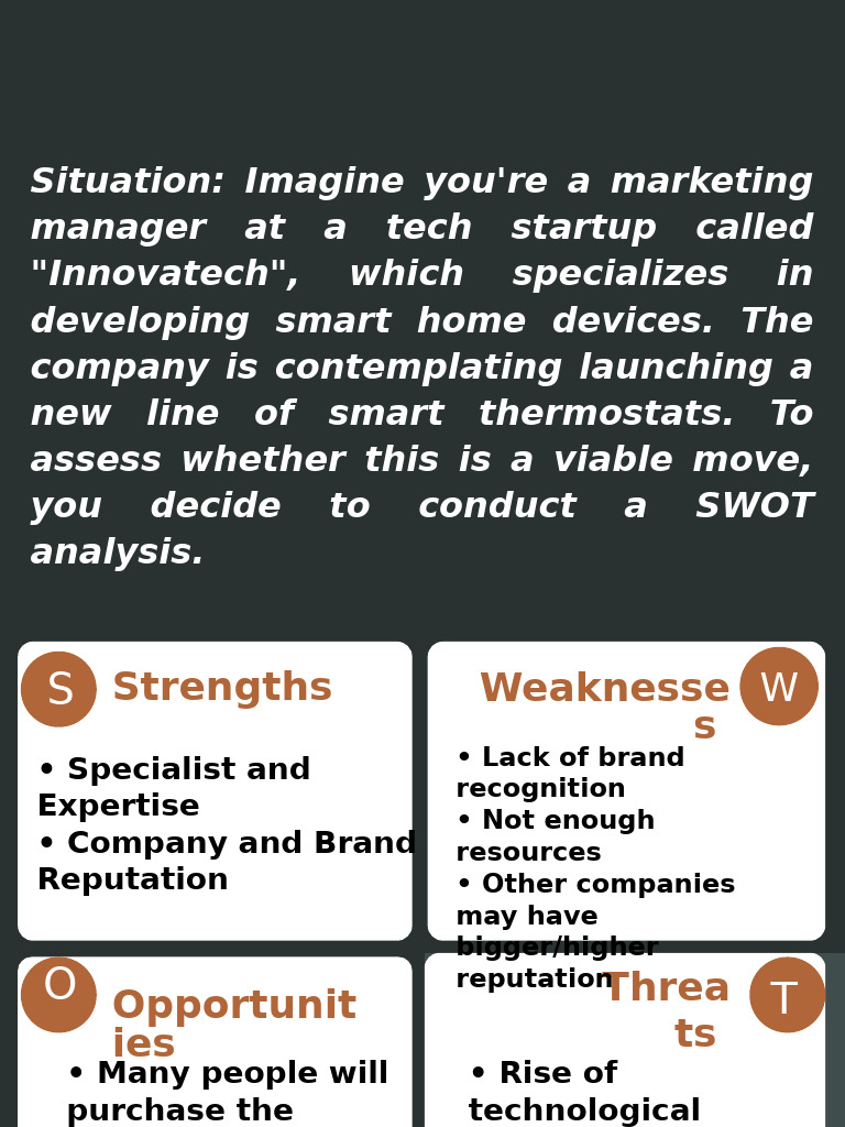 SWOT Analysis for Smart Thermostats | PDF