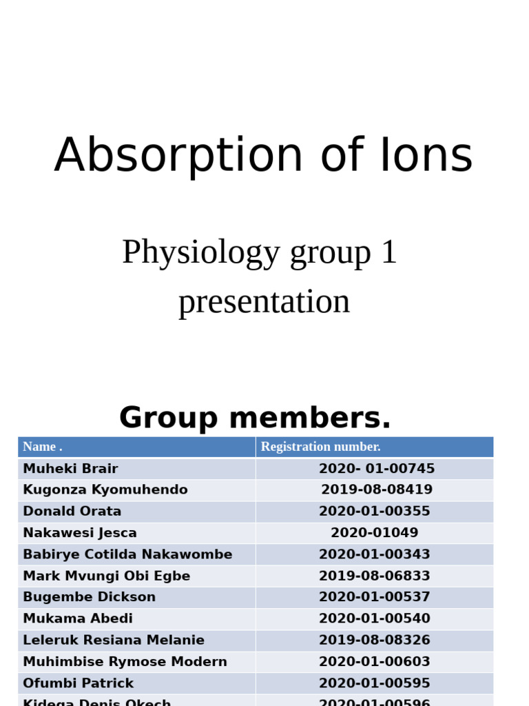 Git Physiology Presentation | PDF | Small Intestine | Iron
