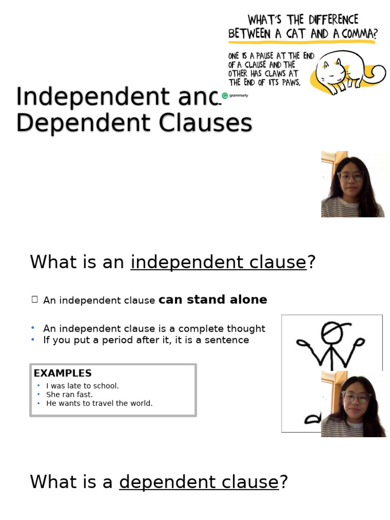 Independent and Dependent Clauses | PDF