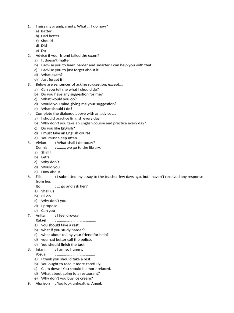 Soal Kelas XI Bahasa Inggris (Lintas Minat) - DS | PDF