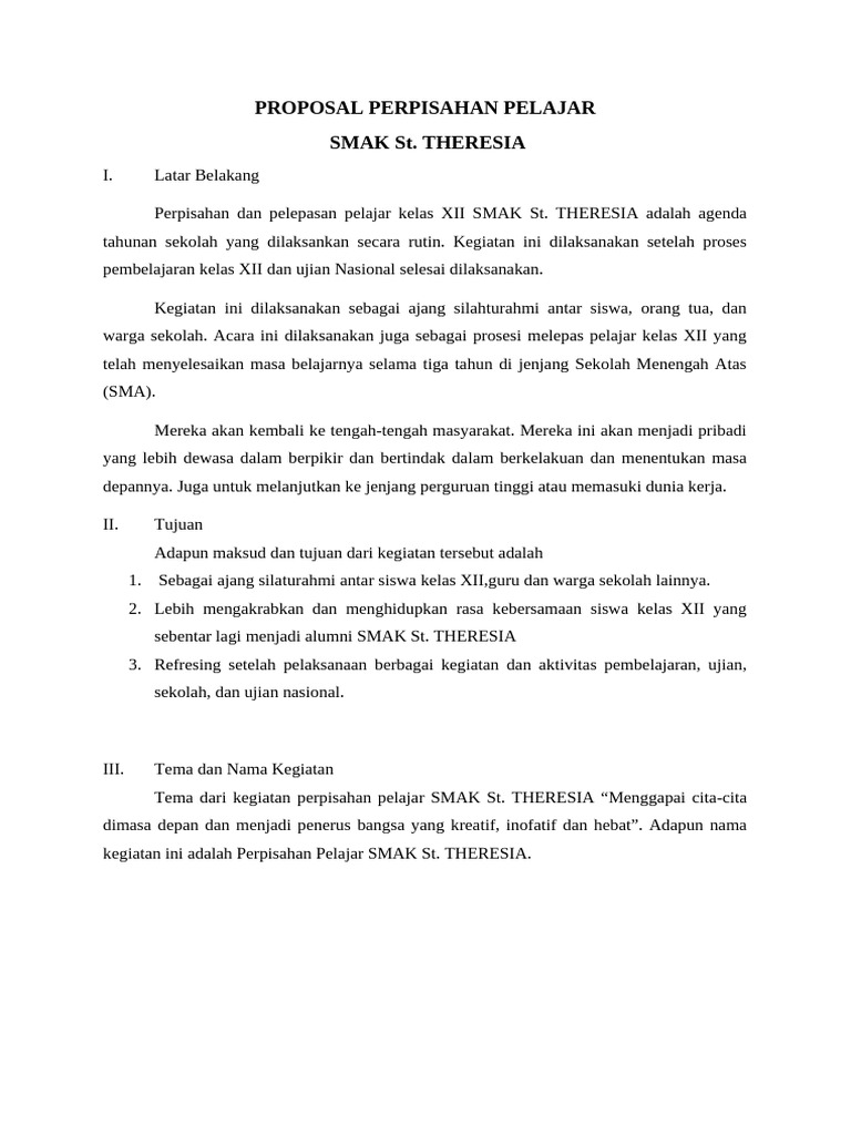 Proposal Tia Fiks | PDF