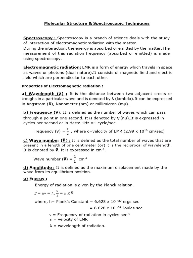 Molecular Structure - Spectroscopic Techniques 2024-11-20 08_07_06 ...