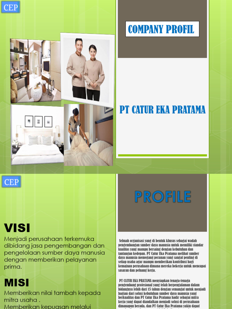 Profil PT Catur Eka Pratama | PDF