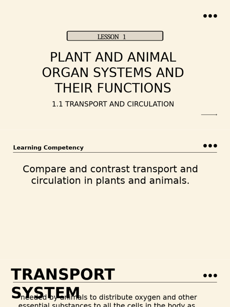 Circulation and Transport | PDF | Circulatory System | Heart