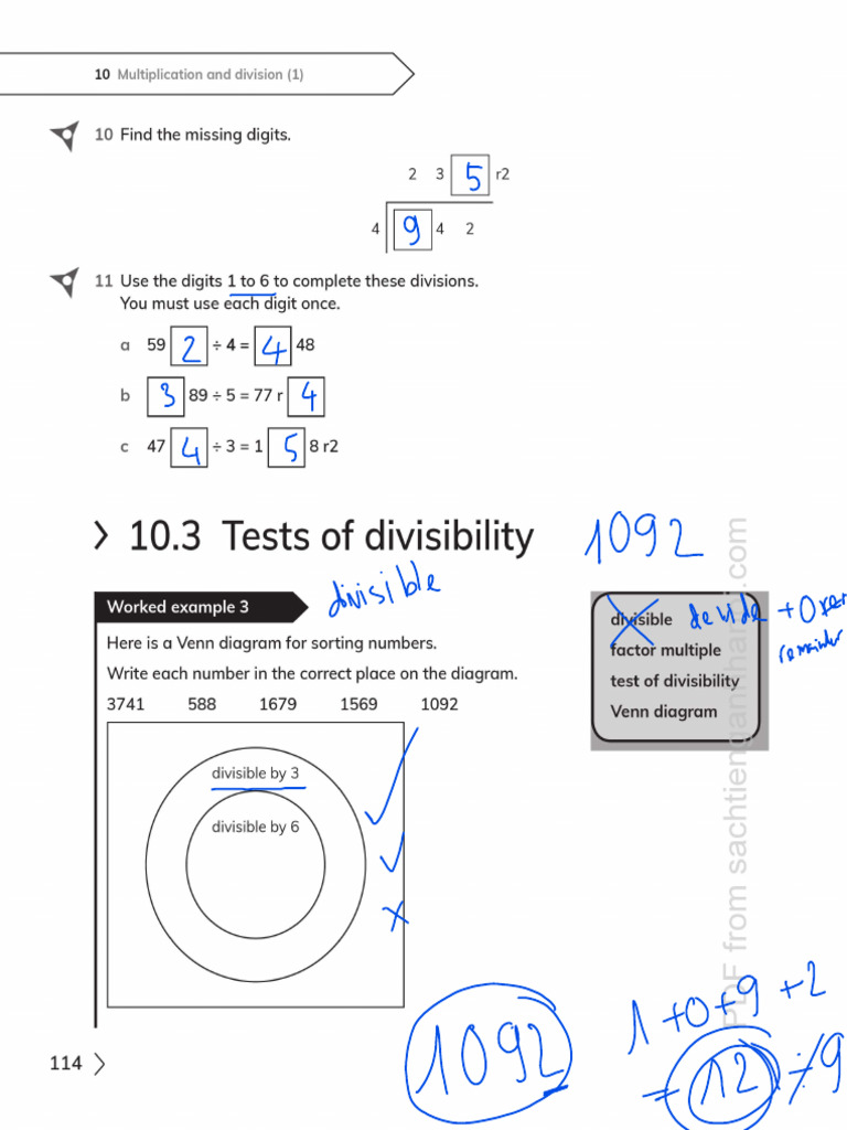 Math - Workbook - 6 116 | PDF