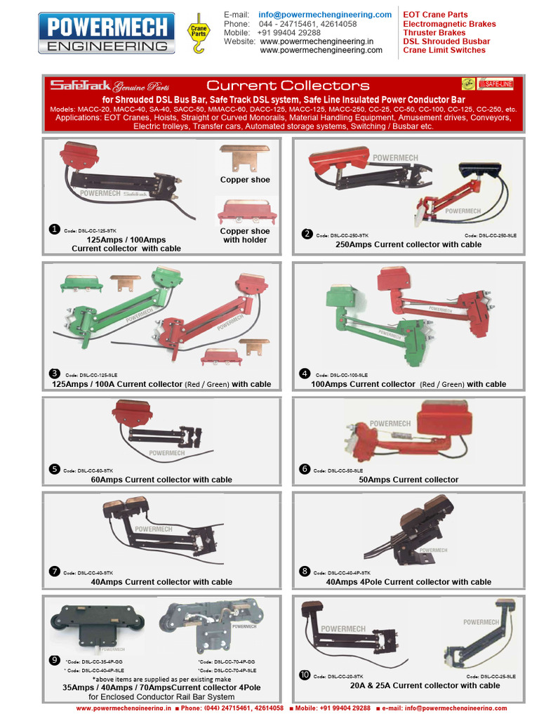 SafeTrack Current Collector Overview | PDF | Rail Transport | Electric ...