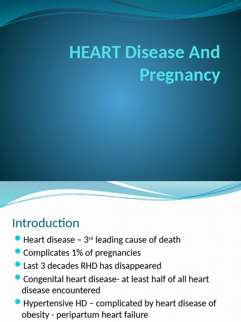 Heart Diseases in Pregnancy | PDF | Heart | Heart Failure
