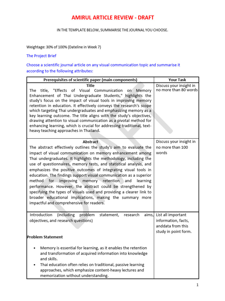 DRAFT REVIEW P1-GDG656 | PDF | Methodology | Questionnaire
