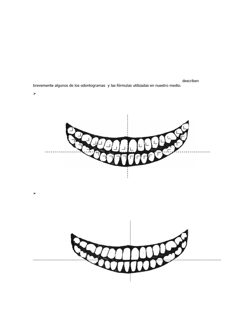 Odontogramas y Nomenclatura 2025 | PDF | Odontología | Diente