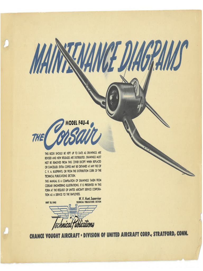 F4U-4 Corsair Maintenance Diagrams | PDF