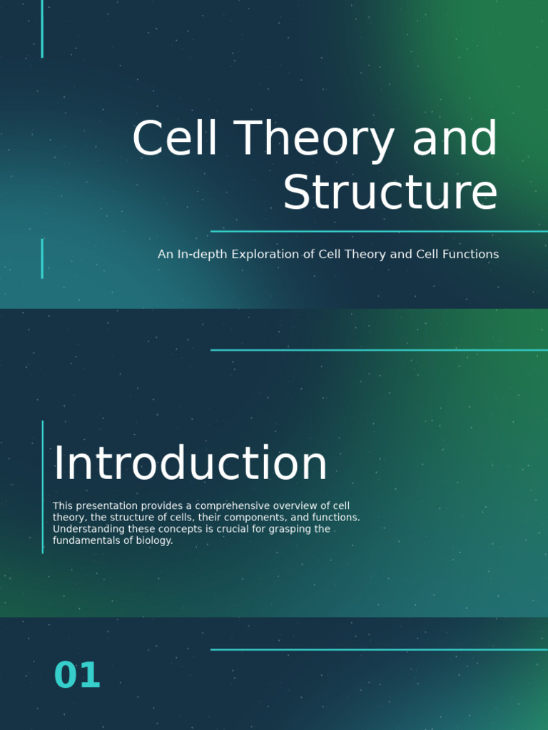 Cell Theory and Structure Explained | PDF | Cell (Biology) | Proteins