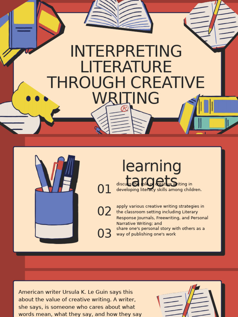 Creative Writing's Role in Literacy | PDF | Creative Writing | Narrative