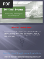 Sentinel Event Policy | PDF | Joint Commission | Patient Safety