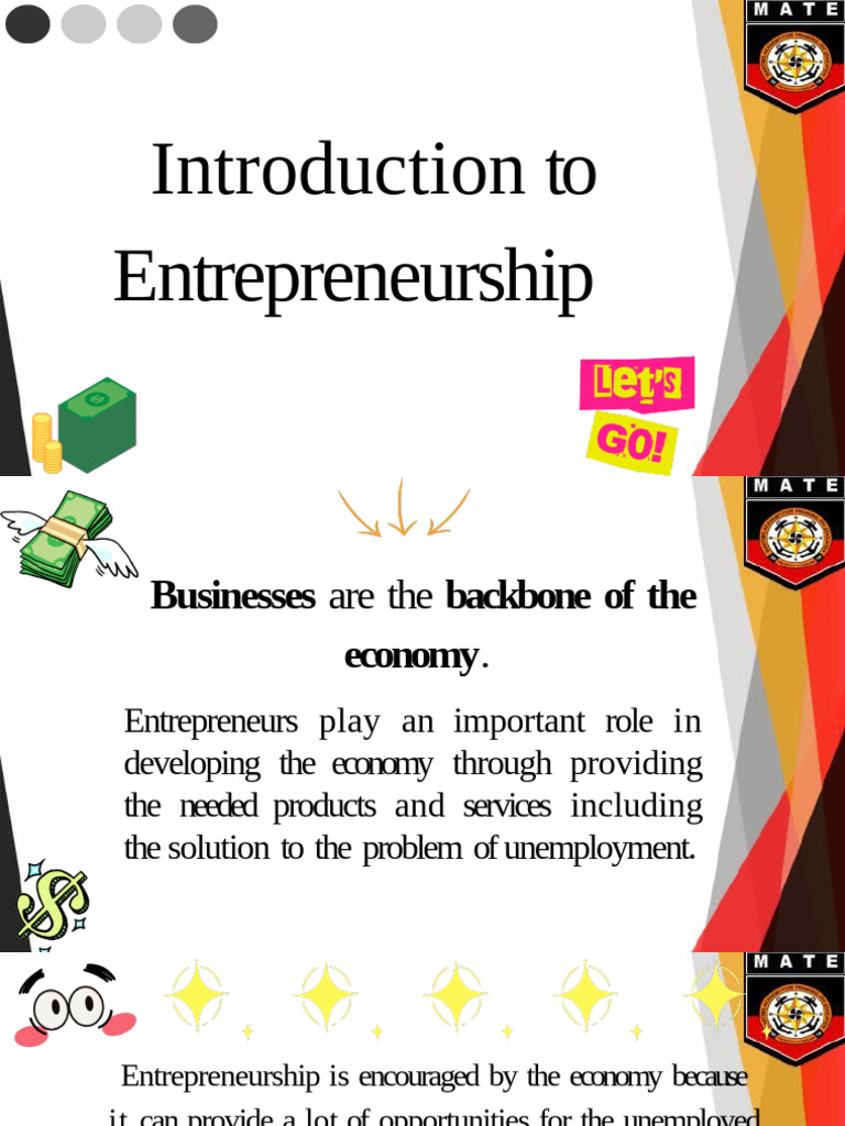 q3 - Lesson 2 - Introduction To Entrepreneurship | PDF ...