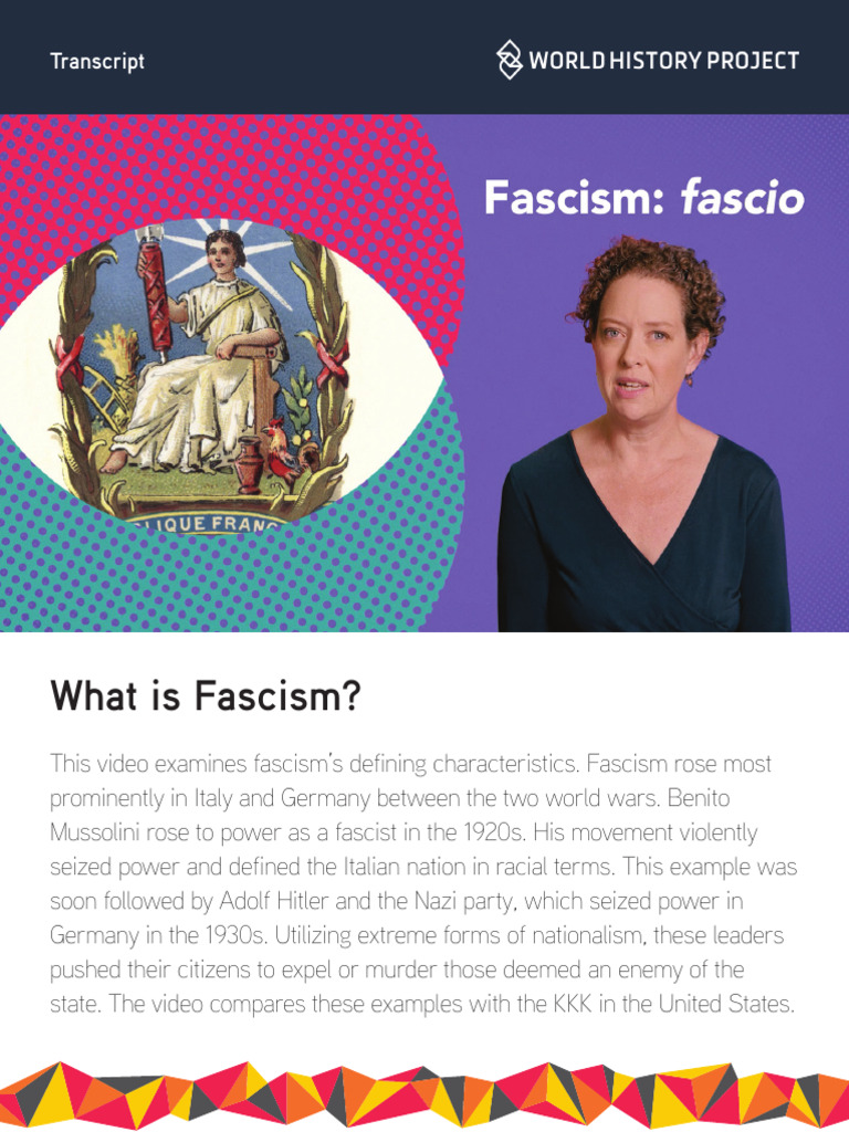What is Fascism | PDF | Fascism | Benito Mussolini