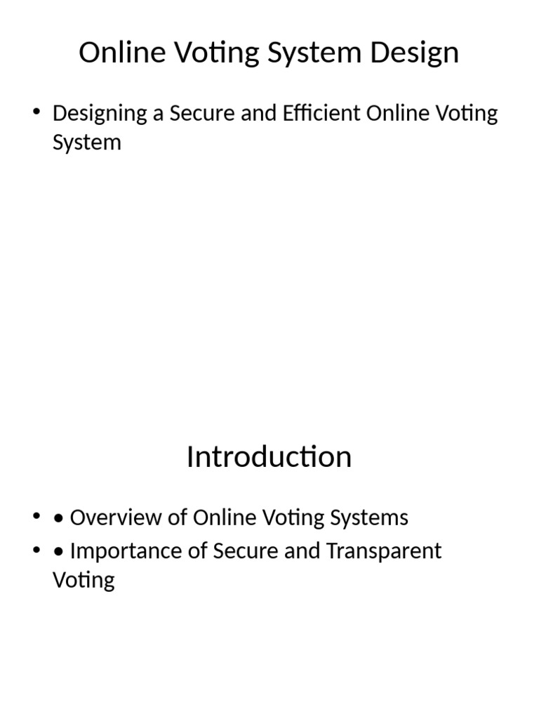 Online_Voting_System_Design | PDF