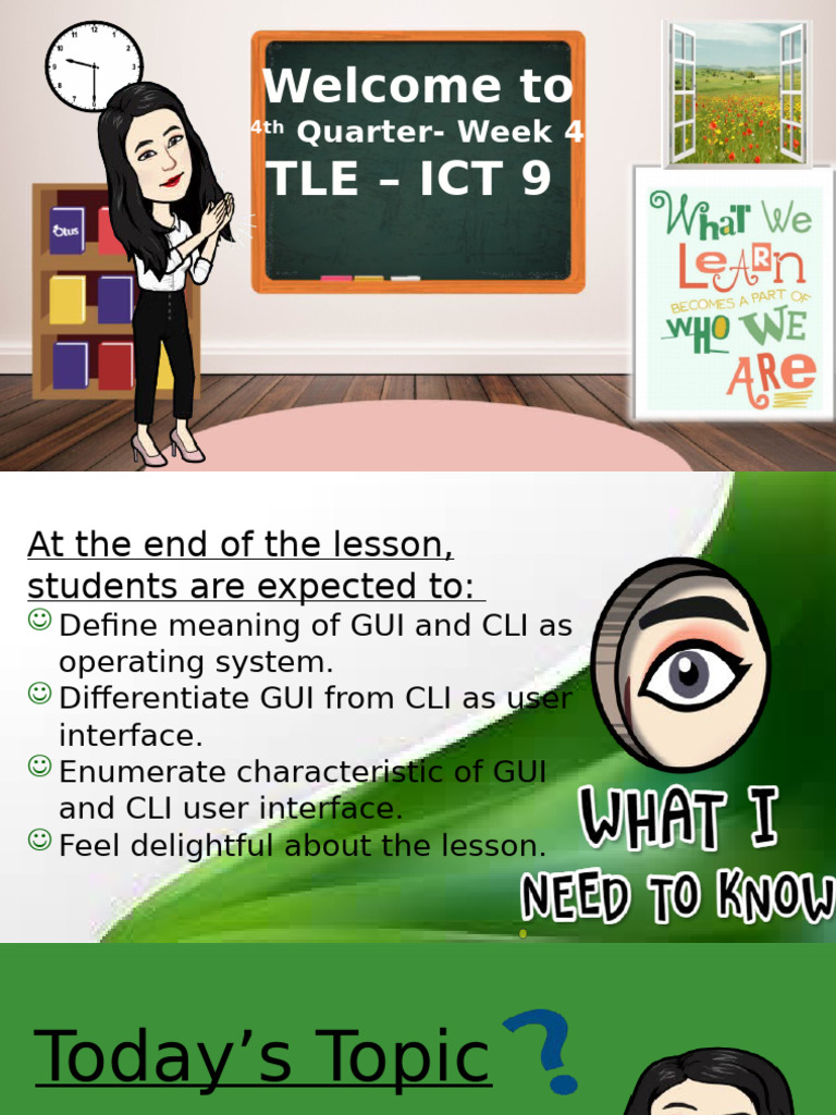 Lesson 4 5 Final Pdf Graphical User Interfaces Command Line Interface