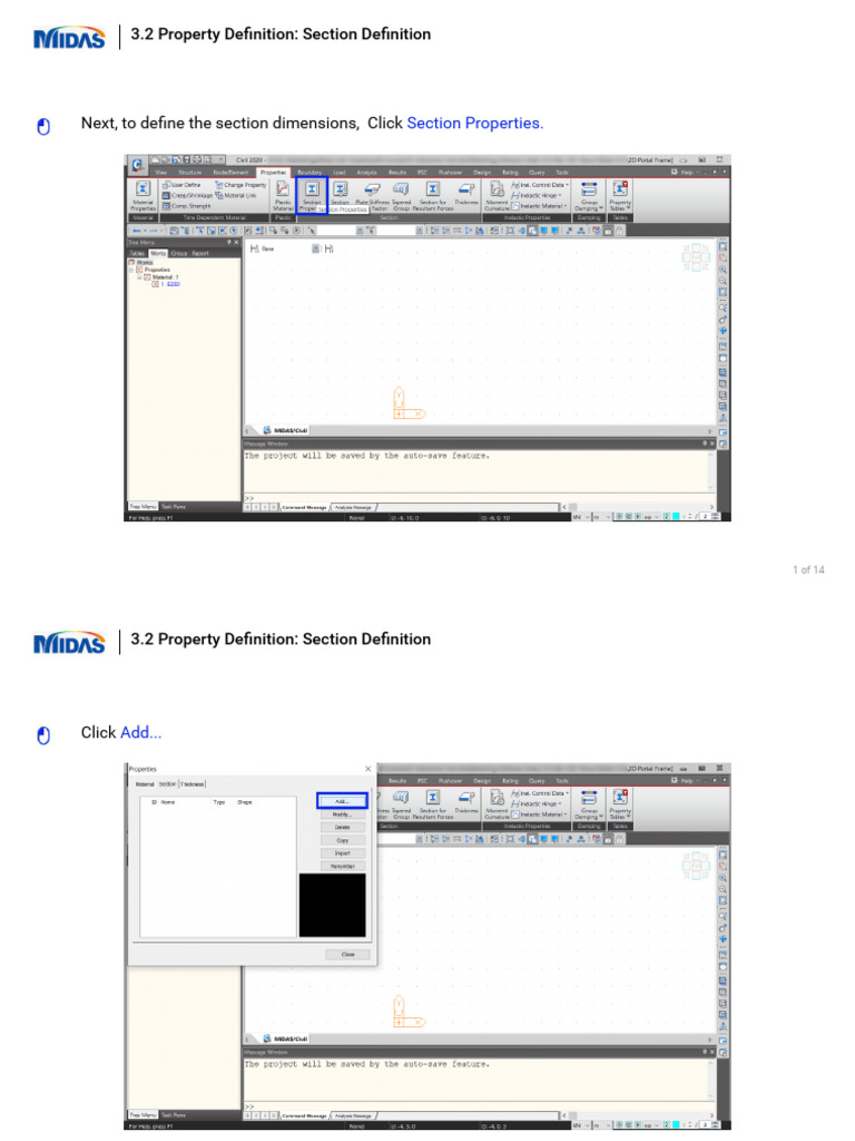 Defining Section Dimensions in PDF | PDF