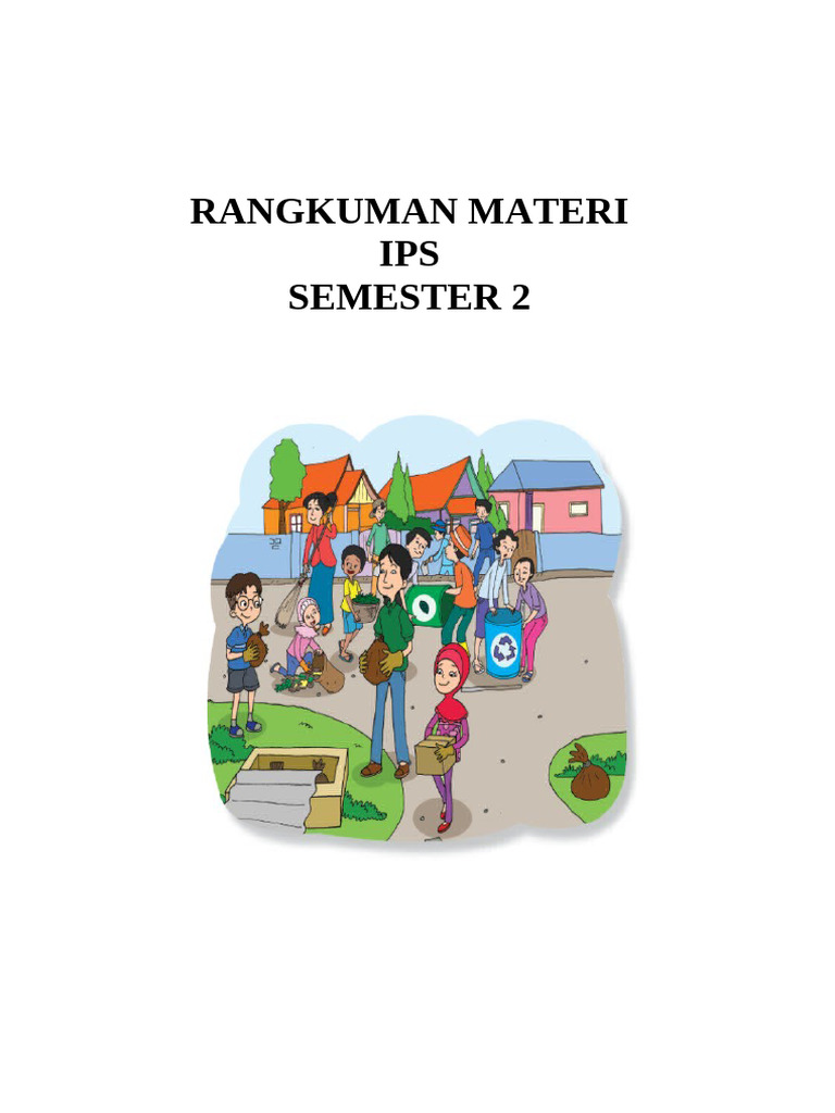 RANGKUMAN MATERI IPS SEM 2 KLS 6 | PDF