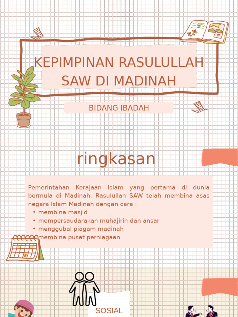 Kepimpinan Rasulullah Saw Di Madinah | PDF