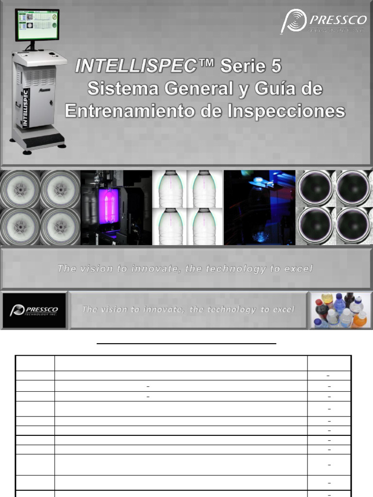 SPANISH INTELLISPEC Series 5 General Inspection Training Guide Revision ...
