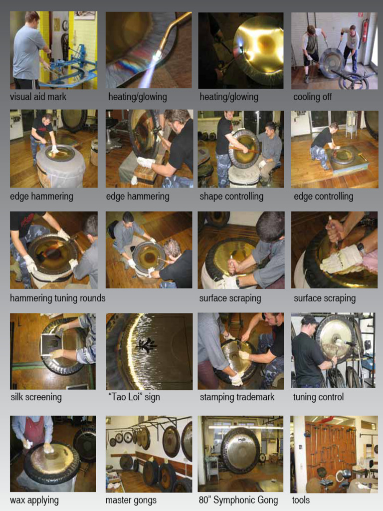 Gong Manufacturing Techniques Guide | PDF