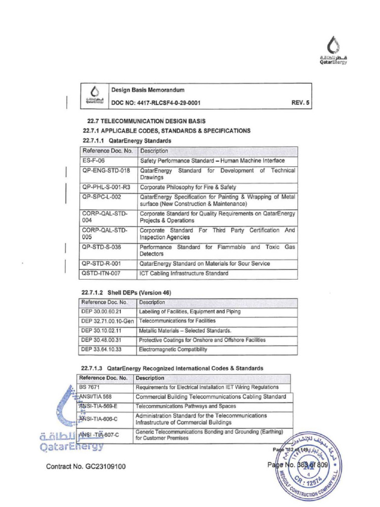 Desing Basis Telecom Scope | PDF | Computer Network | Telecommunications