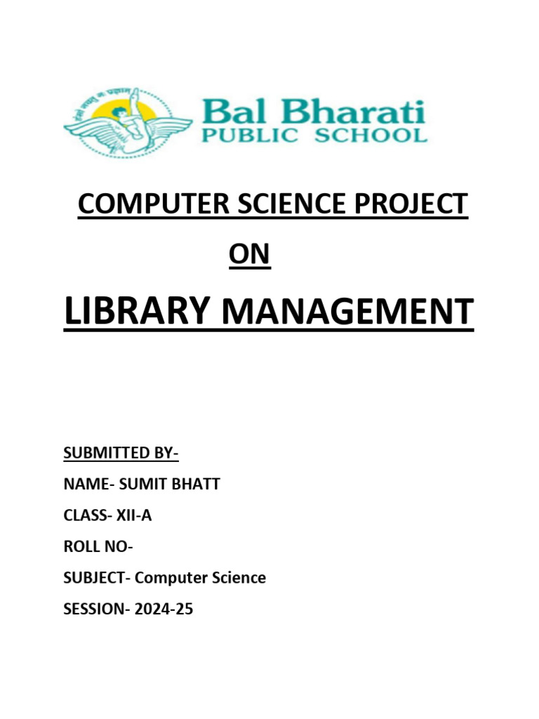 Computer Science Project Sumit | PDF | User (Computing) | Computing