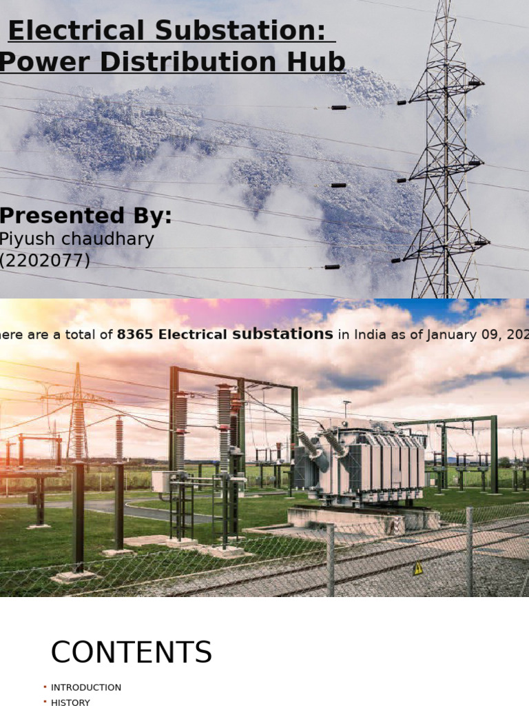 Electrical Substation | PDF | Electric Power Transmission | Electric Power Distribution