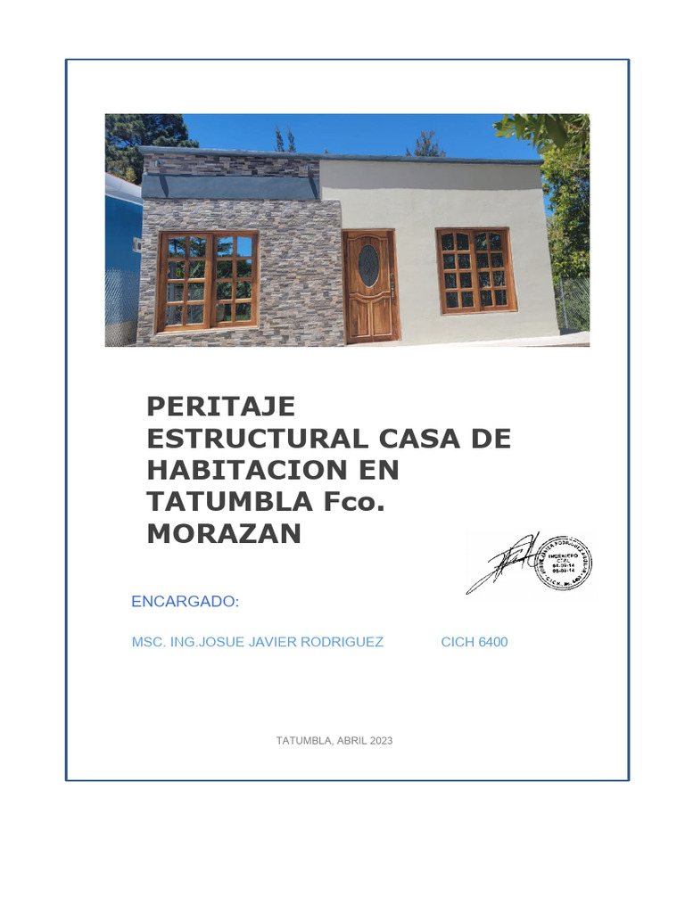 Peritaje Estructural | PDF