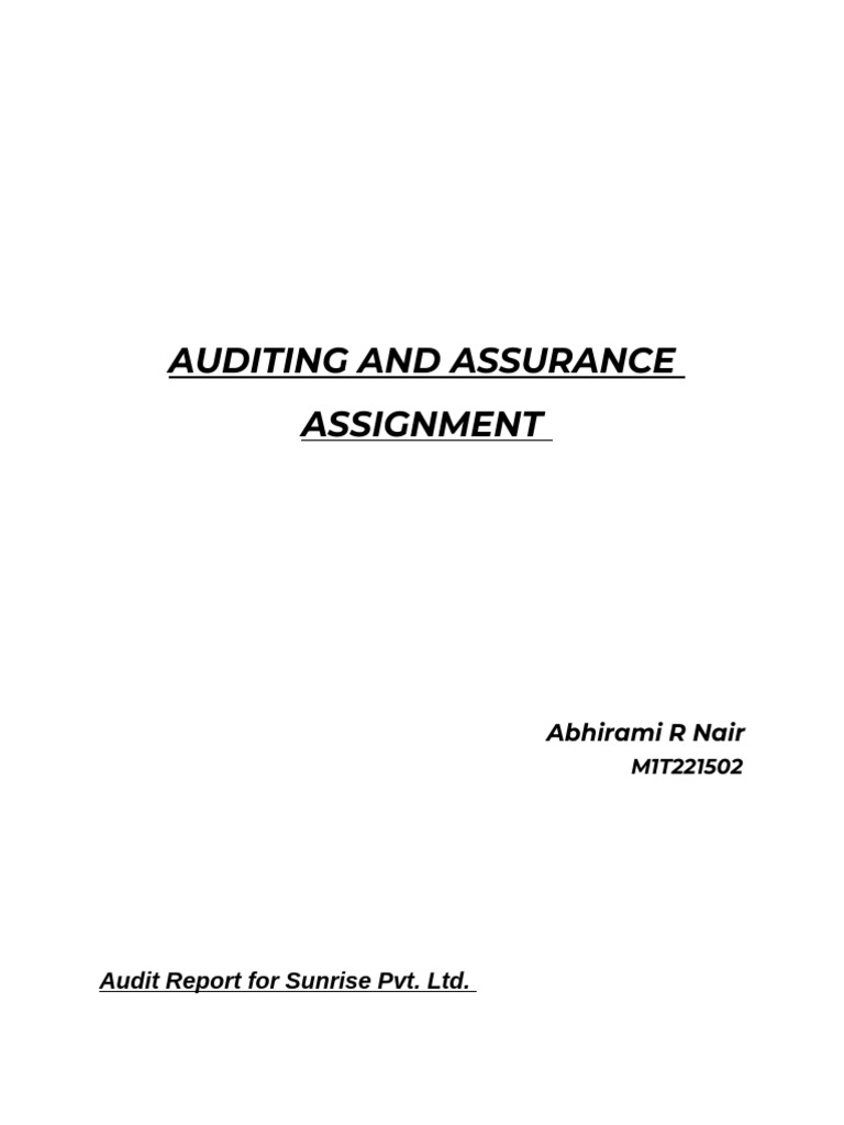Auditing (2) | PDF | Audit | Auditor's Report