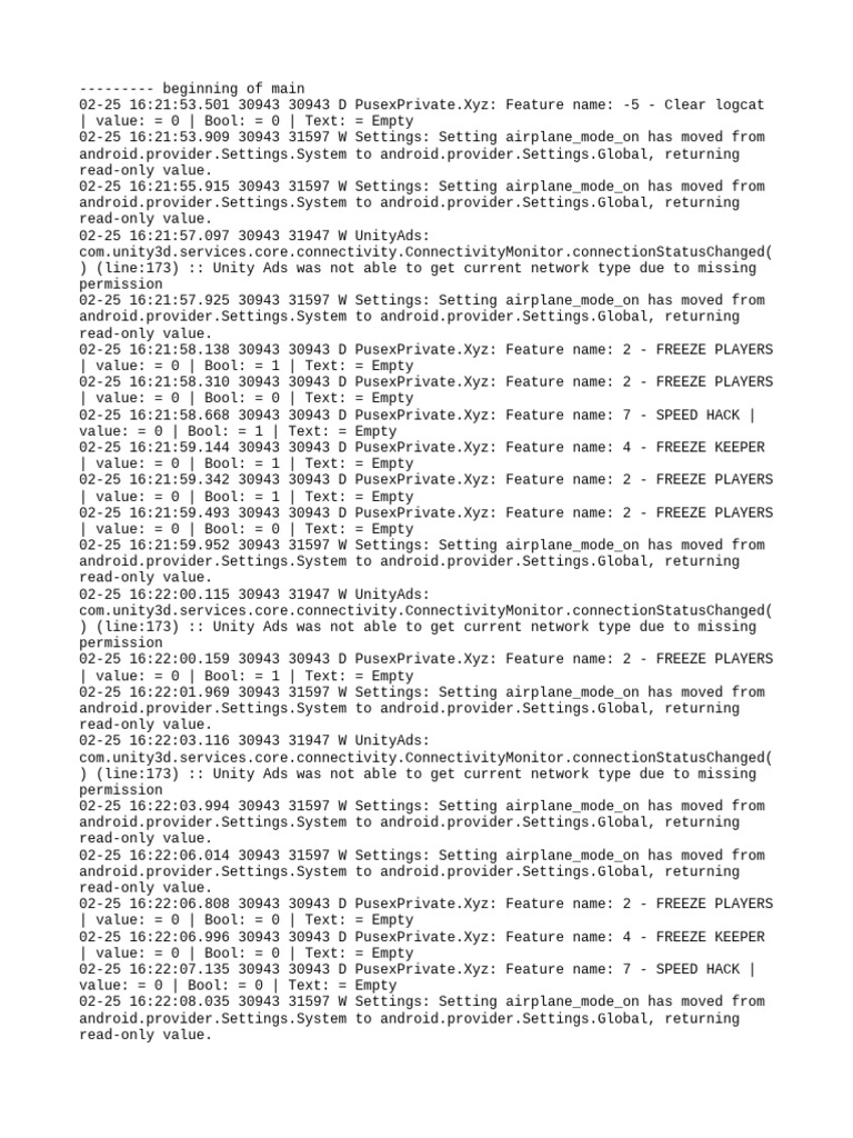 Android Logcat Debugging Insights | PDF | Unix Software | Computer Architecture