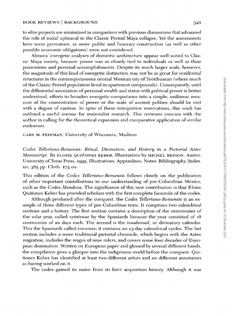 Codex Telleriano Remensis Ritual Divinat | PDF | Maya Civilization ...