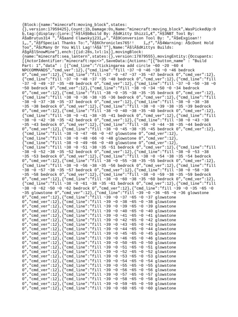 Horion Kittys SnowMine Build | PDF | Minecraft