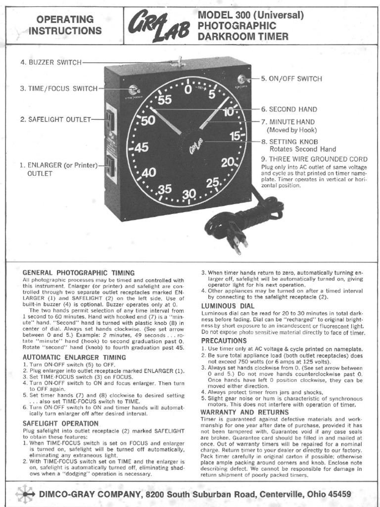 Gralab 300 | PDF | Manufactured Goods | Equipment