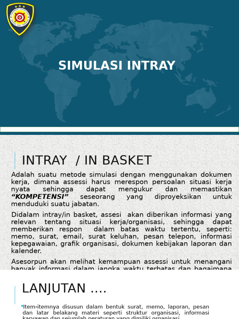 7.1 SIMULASI INTRAY 2 | PDF