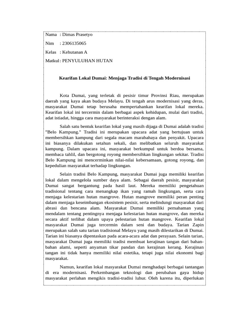 Dimas Prasetyo - 2306135065 | PDF