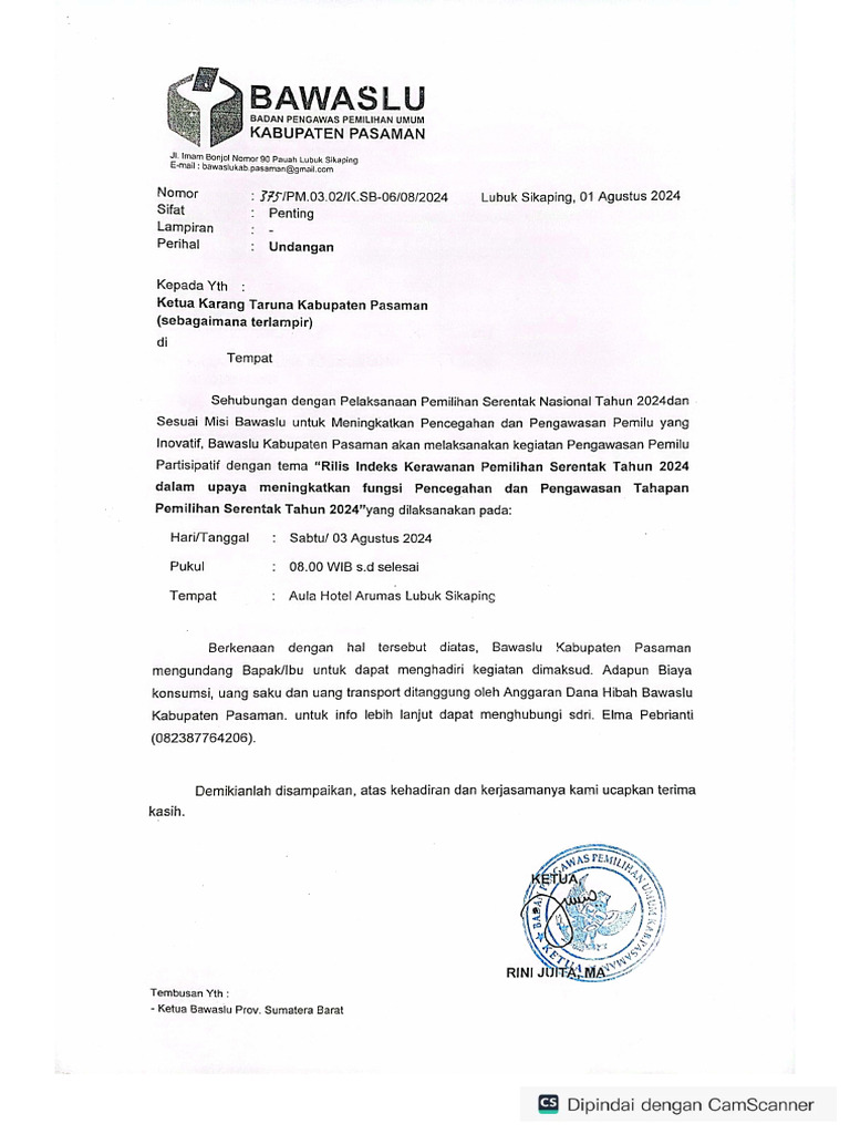 Karang Taruna Kab.pasaman | PDF