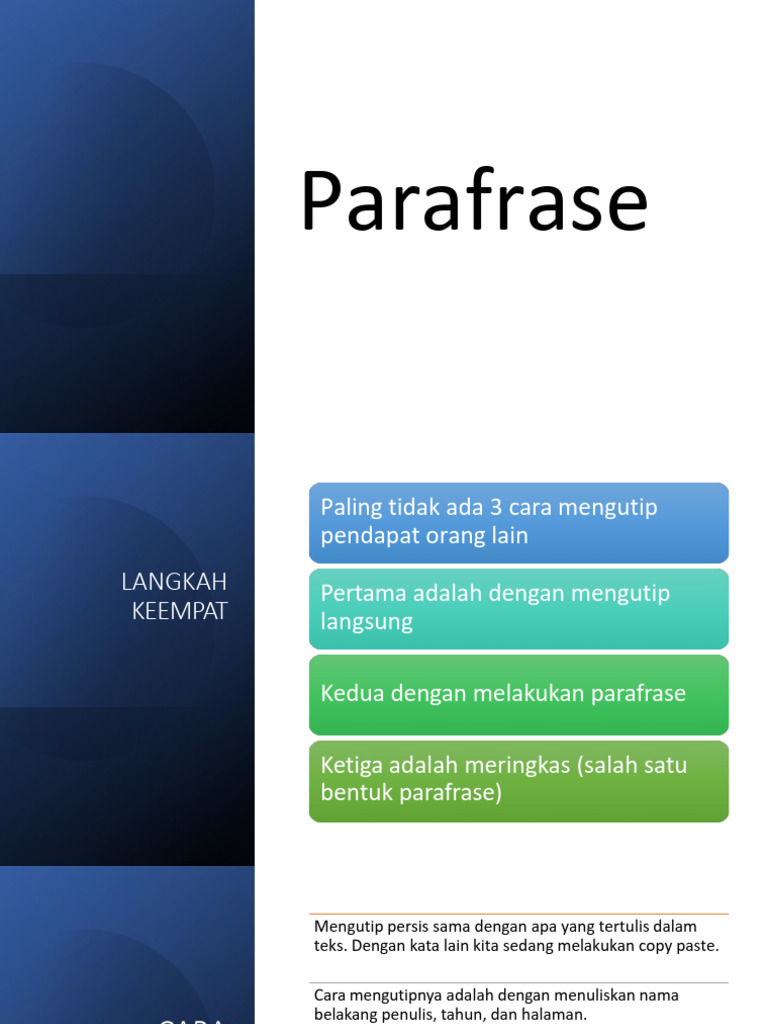 6. Parafrase | PDF