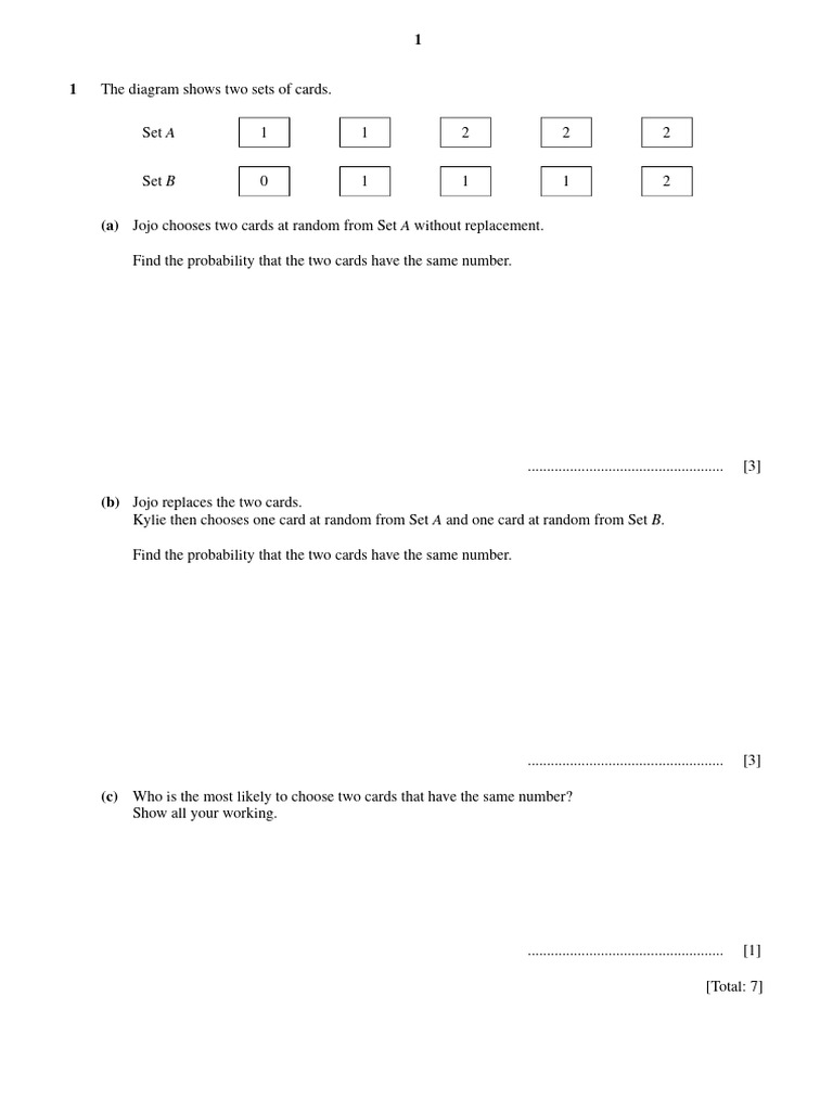 Weekly Test 3-11c Prob & Diff. | PDF | Mathematics | Arithmetic