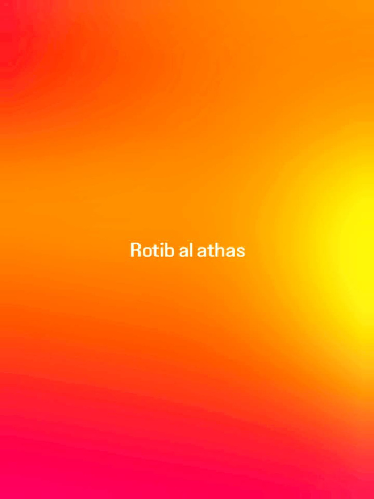 Rotib Al Athas | PDF