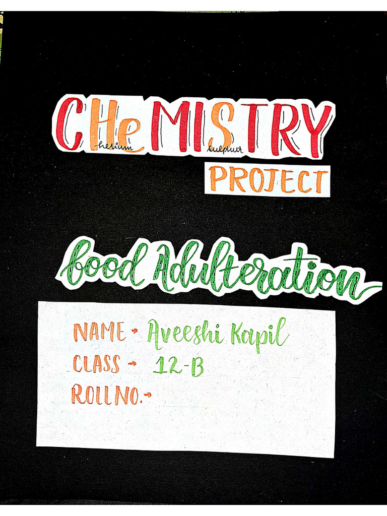 Chem Project 14-8-24 | PDF