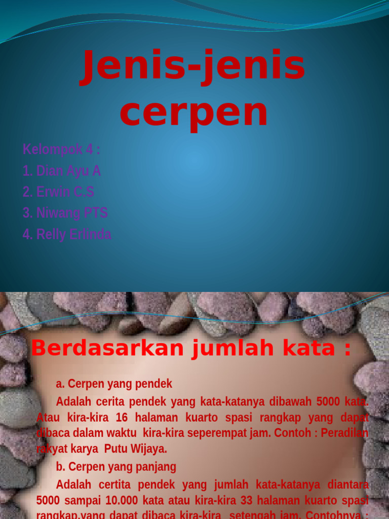 4.Jenis-jenis cerpen | PDF