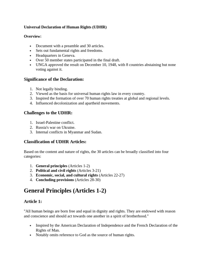 Universal Declaration of Human Rights | PDF | Human Rights ...