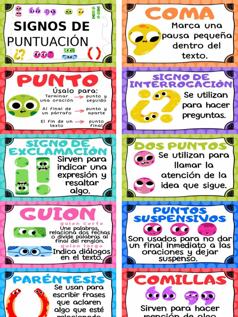 Signos Puntuación | PDF