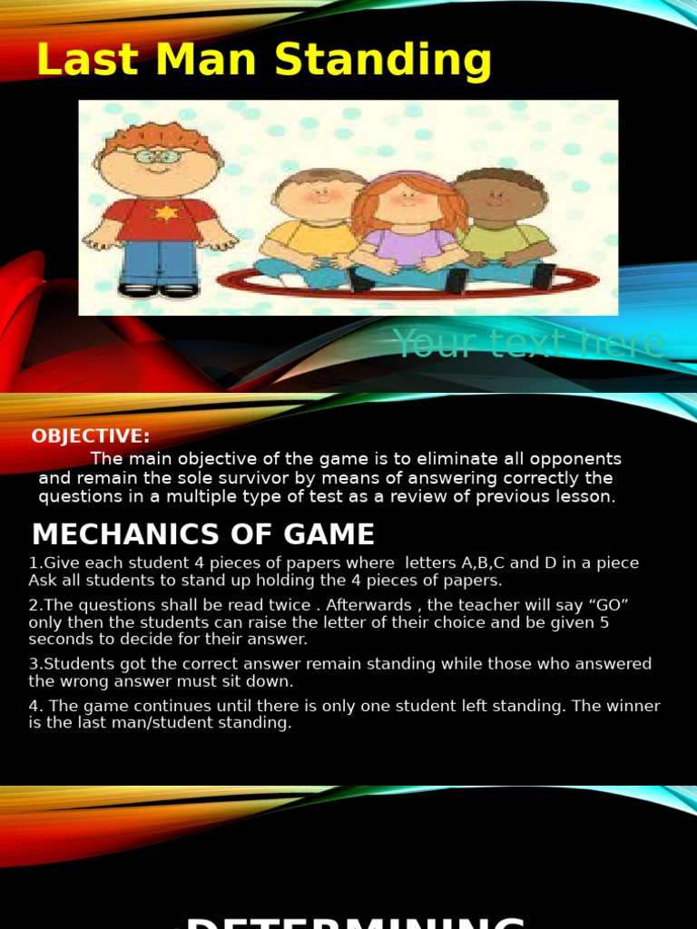 Last Man Standing Game Mechanics and Variables | PDF | Function (Mathematics)